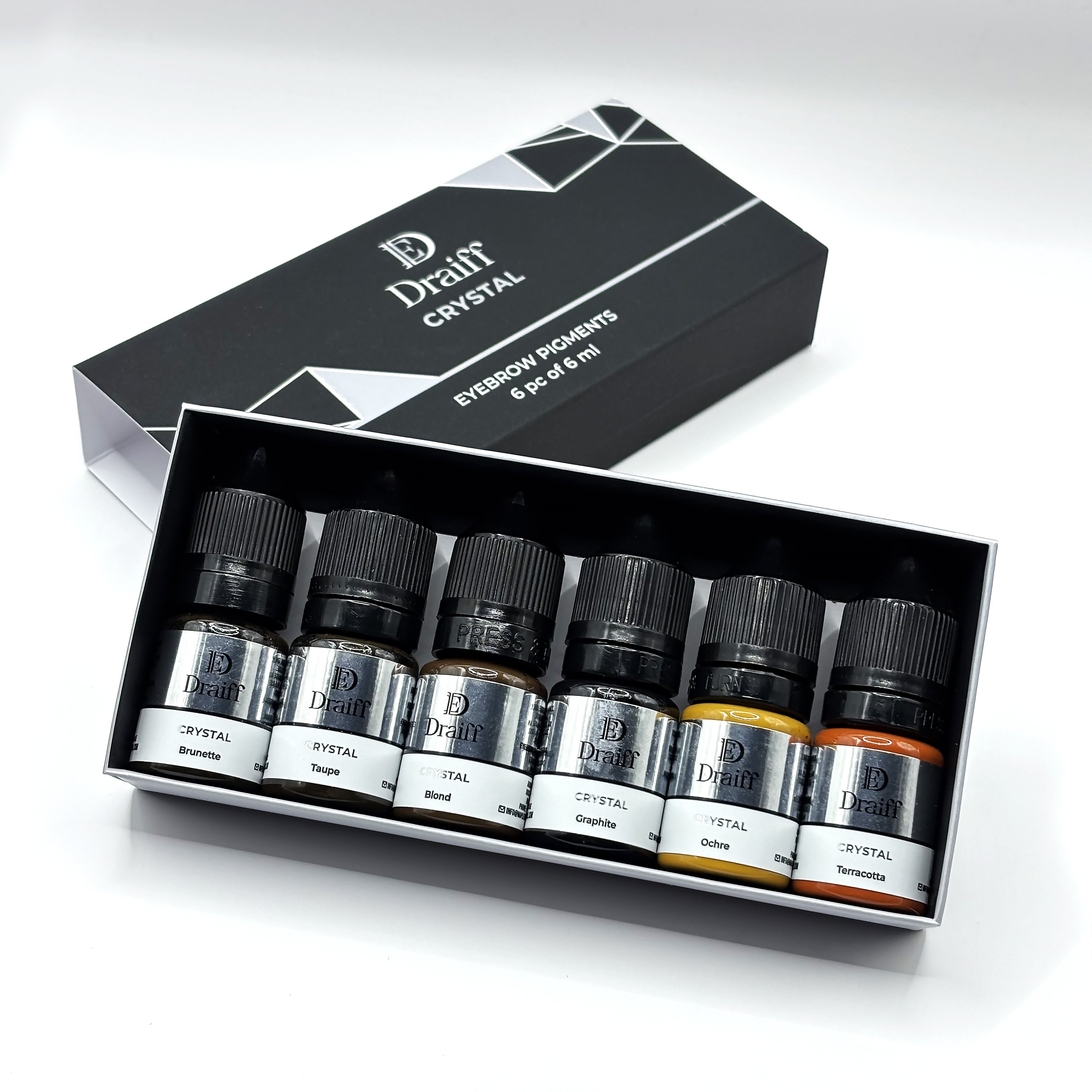 Draiff Crystal Eyebrow Pigments Set - Permanent Makeup Pigments – Maple ...