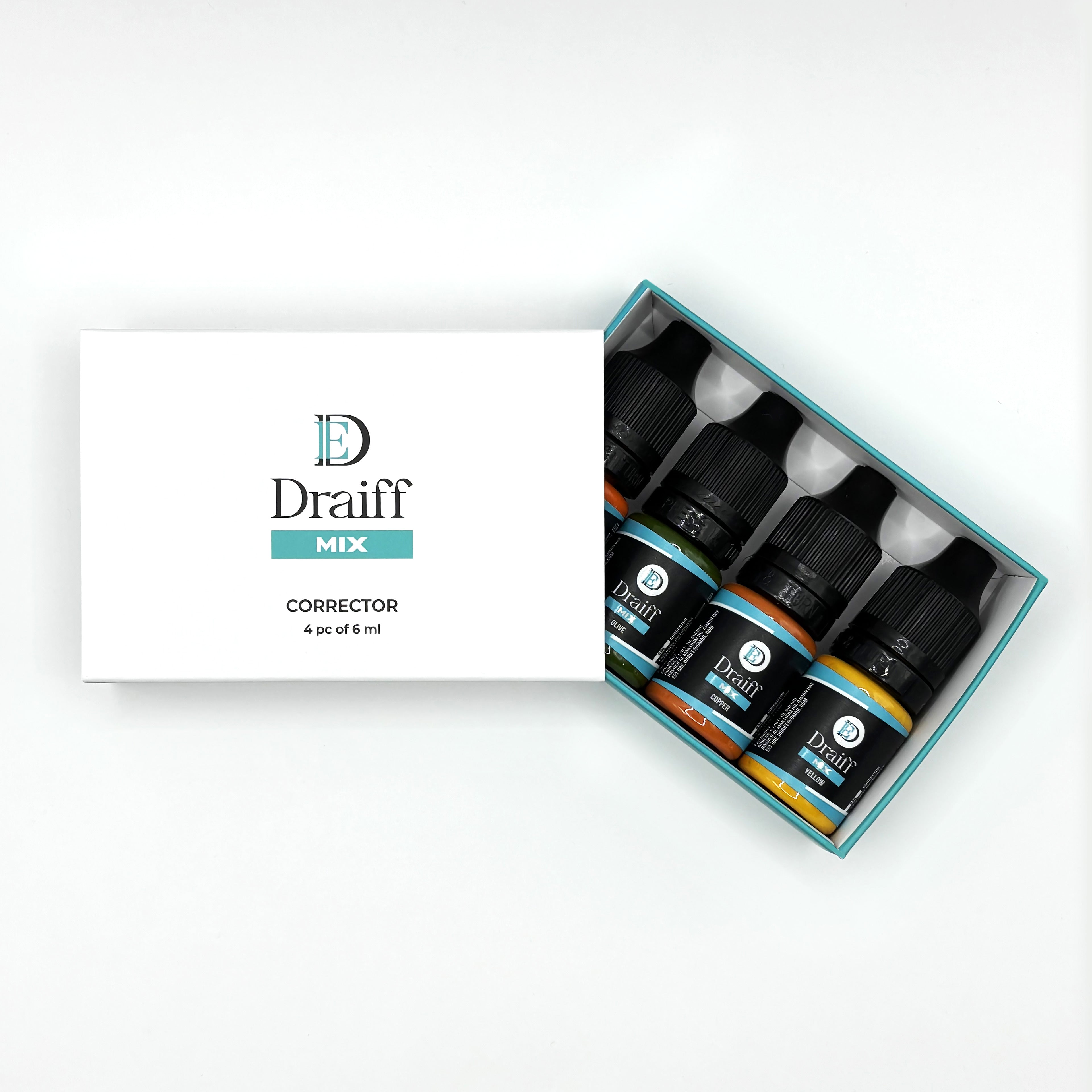 Draiff Mix Corrector Set - Permanent Makeup Pigments – Maple Tattoo Supply