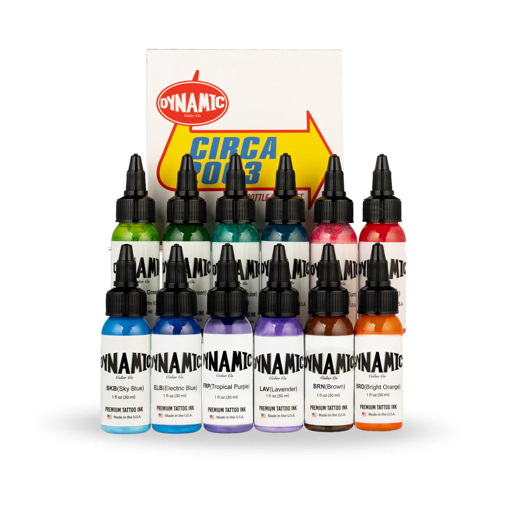 Dynamic Circa 2003 Color Tattoo Ink Set – Maple Tattoo Supply