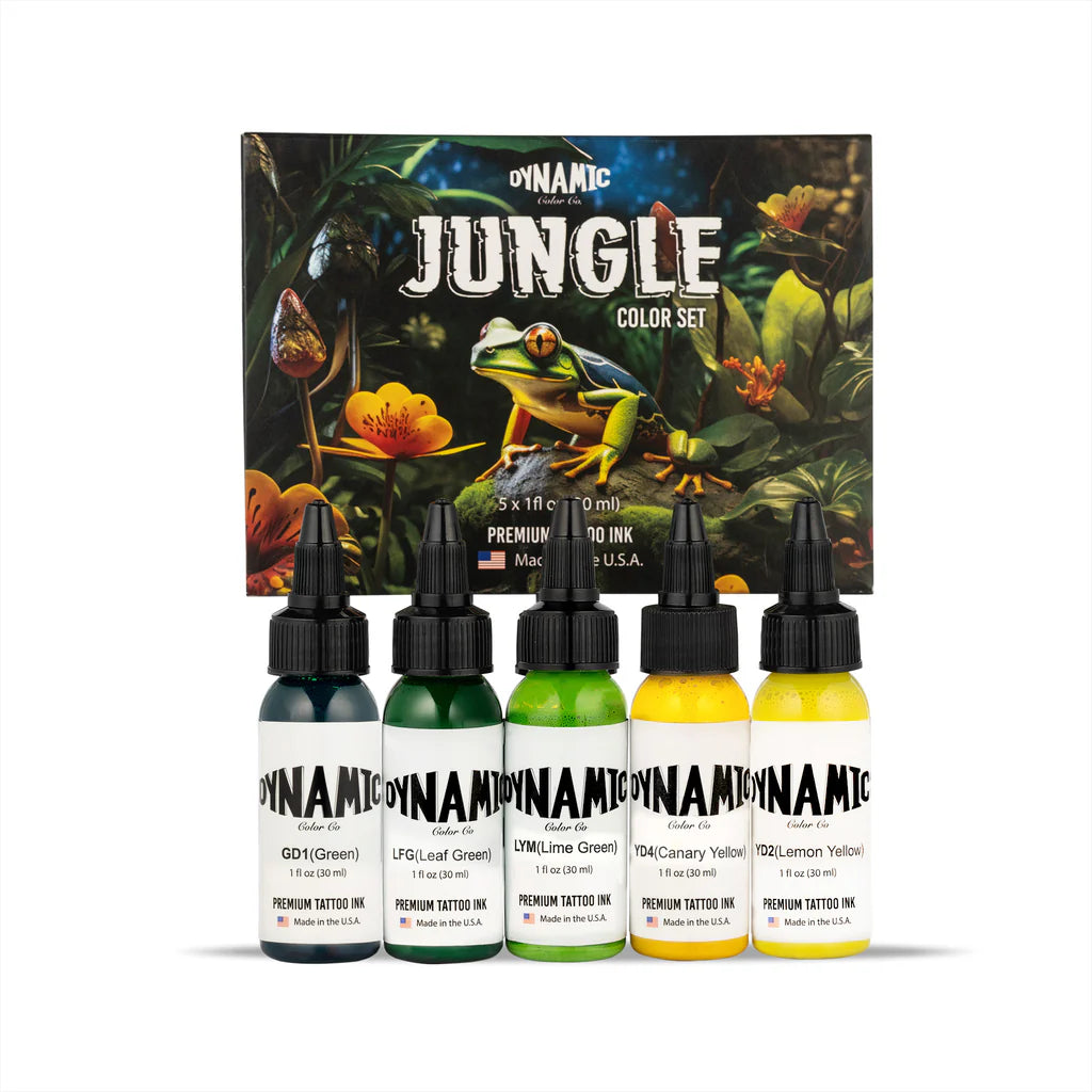 Dynamic Jungle Color Tattoo Ink Set – Maple Tattoo Supply