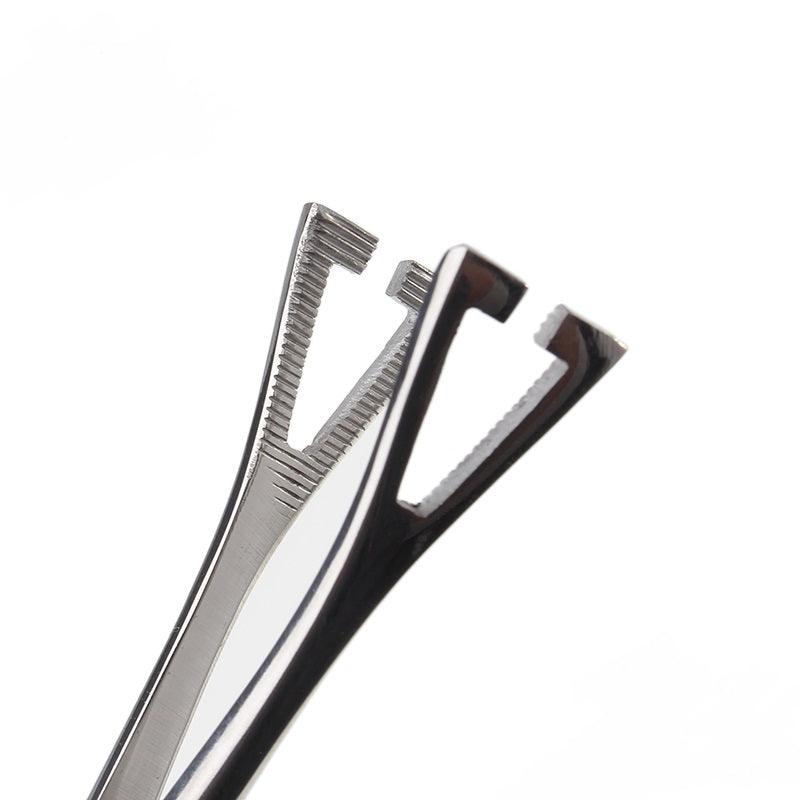 Pennington Slotted 6” 316L Surgical Steel Forceps – Maple Tattoo Supply